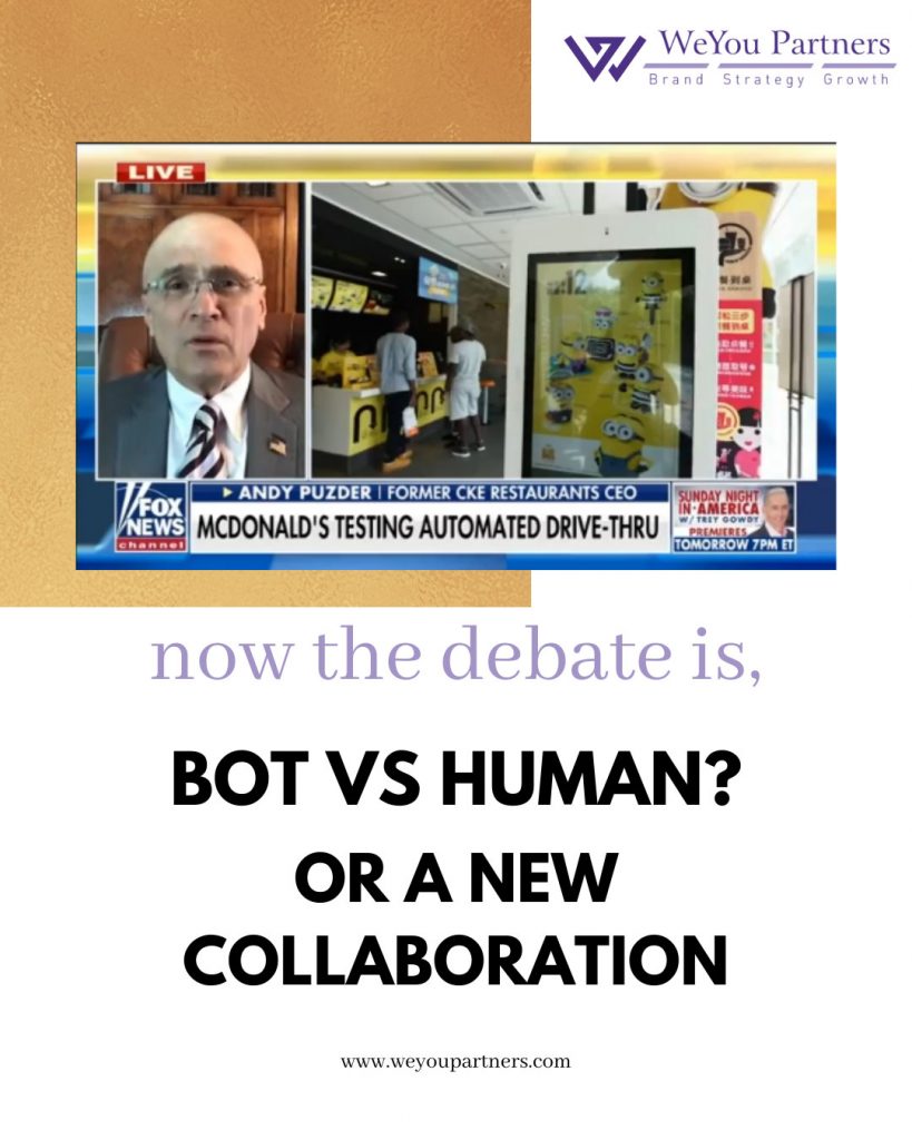 Bots replace Humans at McDonald’s? - WeYou Partners